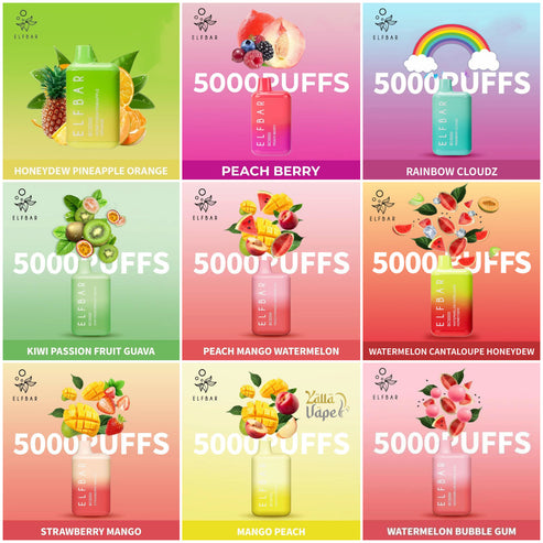 Original ELF BAR Disposable Vape BC5000 Puffs 2% Nicotine – Real Vape Dubai